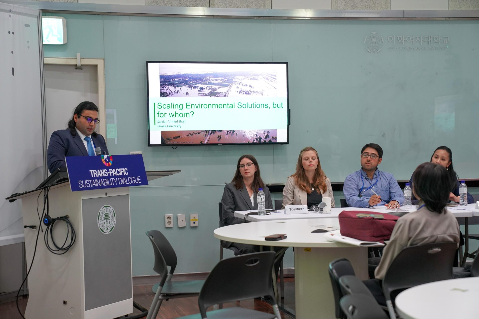 ソウルで行われたTrans-Pacific Sustainability Dialogueで学生が報告しました（2022年10月27-28日） - ESG-IREC